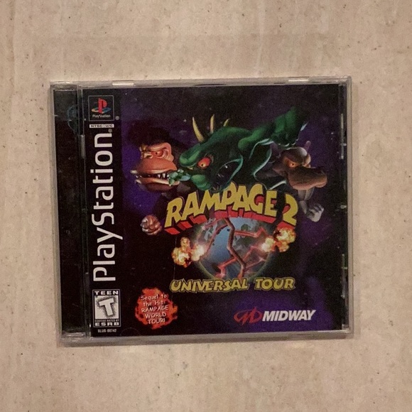 Sony | Other | Rampage 2 Universal Tour Ps Game Playstation Complete ...